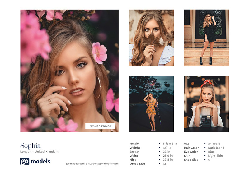 Model Measurements Real Requirements May Vary Go models Model Measurements Real Requirements May Vary Go models